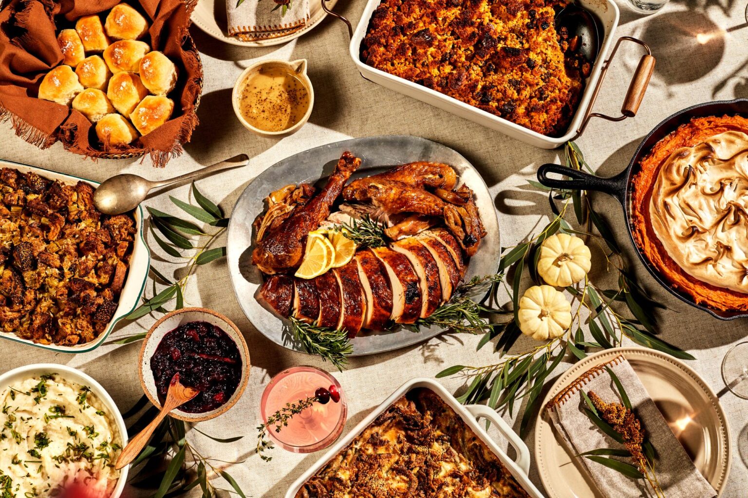 Thanksgiving Buffet Menu - Bon Appetit