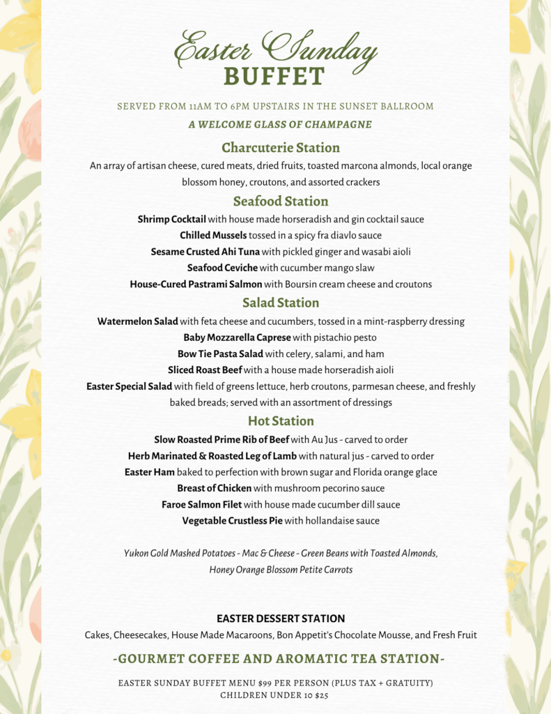 Easter Sunday Buffet - Bon Appetit